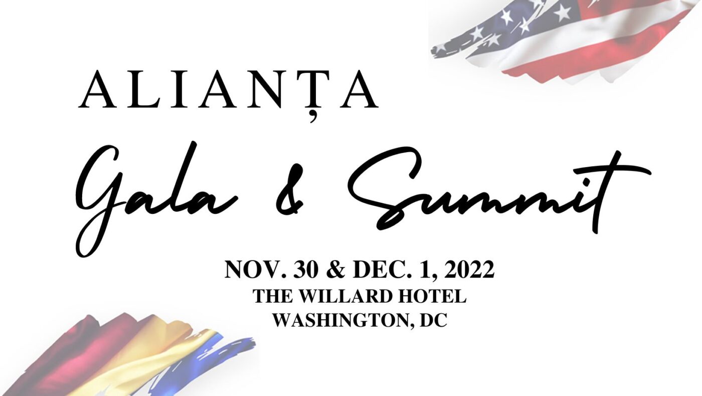American–Romanian Partnerships to be Honored at the 8th Annual Alianta ...
